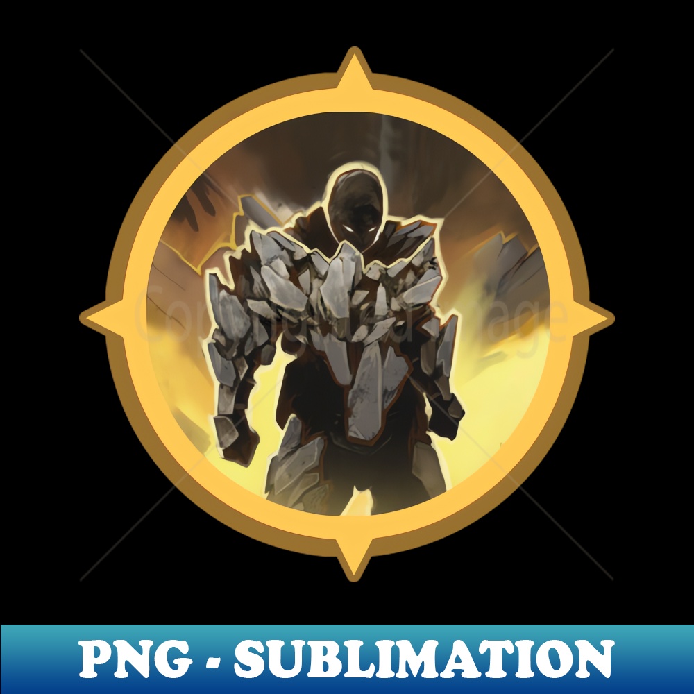 Devastator Golem Logo - Retro PNG Sublimation Digital Downlo | Inspire ...