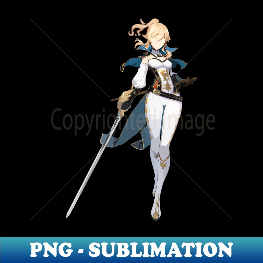 Genshin Impact Jean - Modern Sublimation PNG File - Vibrant | Inspire ...