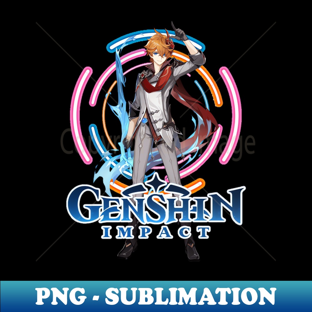 Genshin Impact x Tartaglia - Artistic Sublimation Digital Fi | Inspire ...