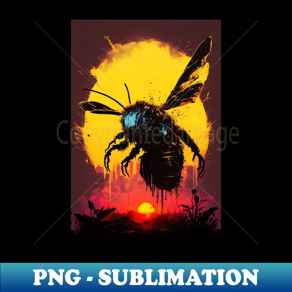 Mutated Bee - Sublimation-Ready PNG File - Enhance Your Appa | Inspire ...