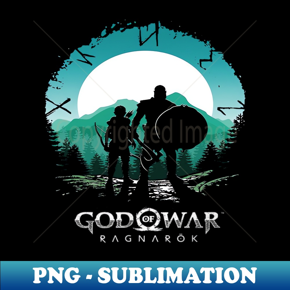 God of War Ragnarok Icon with Kratos and Atreus - PNG Transp | Inspire ...