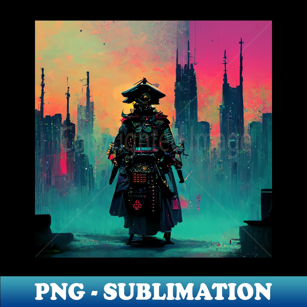 Augmented - Cyberpunk Samurai - Exclusive Sublimation Digita | Inspire ...