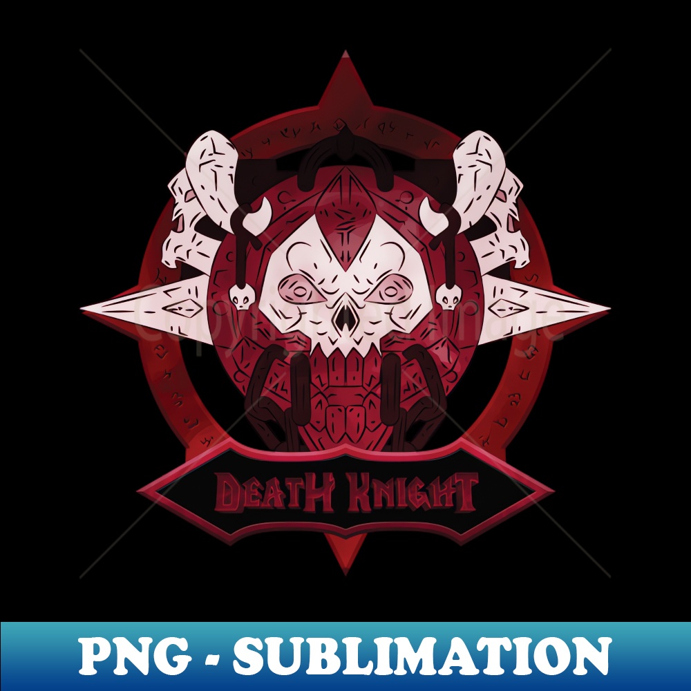 Death Knight Class - Crest - Exclusive Sublimation Digital F | Inspire ...