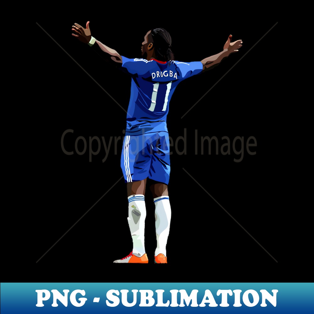 Didier Drogba - Vintage Sublimation PNG Download - Spice Up | Inspire ...