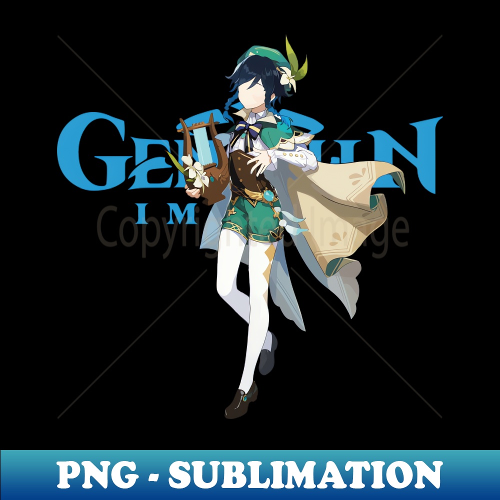 Genshin Impact Venti - PNG Transparent Digital Download File | Inspire ...