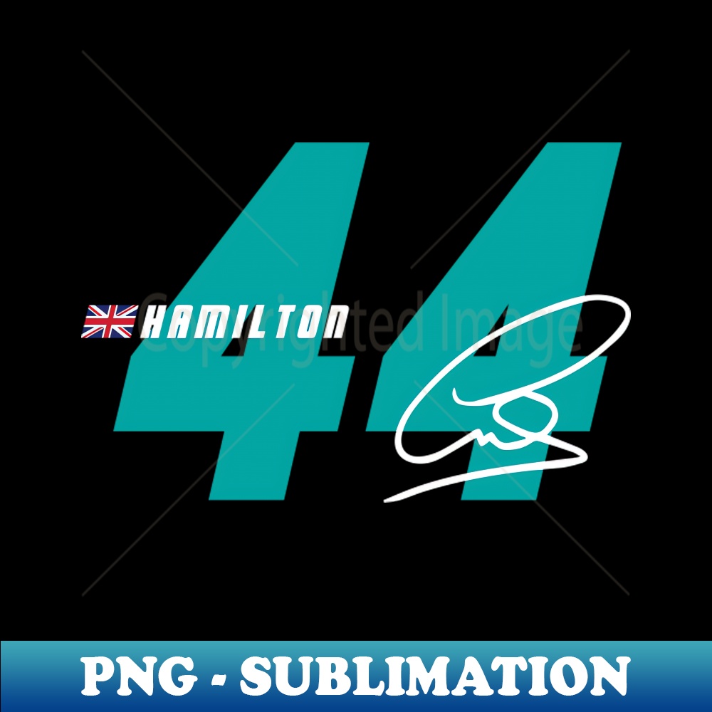Lewis Hamilton 44 Signature Number - Creative Sublimation PN | Inspire ...