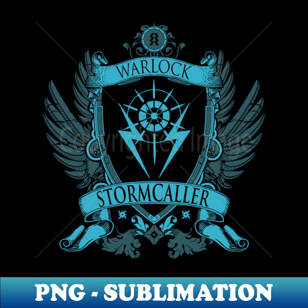 STORMCALLER - CREST WARLOCK - High-Resolution PNG Sublimatio - Inspire ...