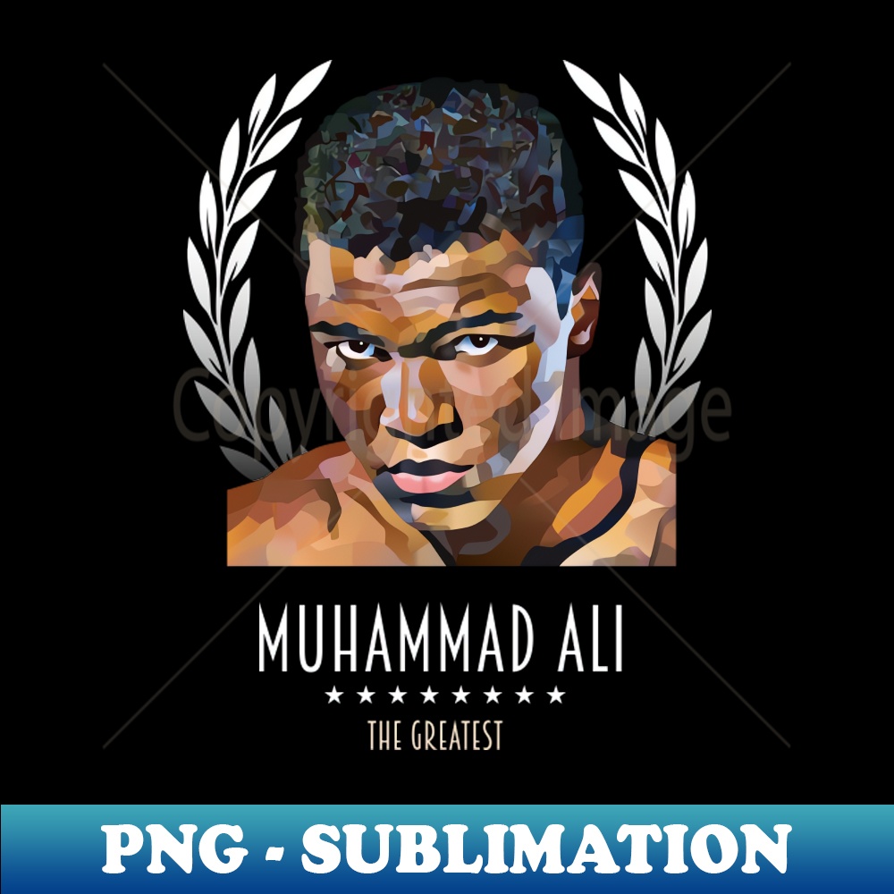 Muhammad Ali - The Greatest - Creative Sublimation PNG Downl | Inspire ...