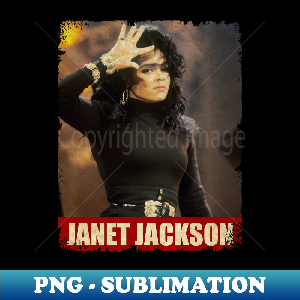 Janet Jackson - RETRO STYLE - High-Quality PNG Sublimation D | Inspire ...