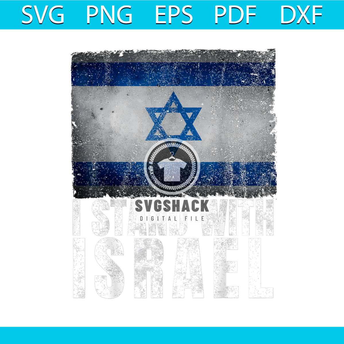 Support Israel War I Stand With Israel PNG Sublimation File | Inspire ...