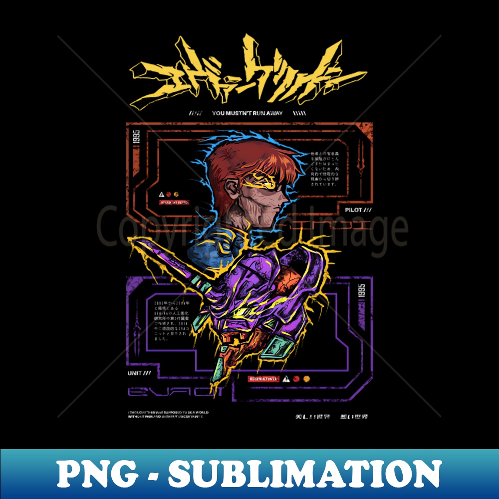 Anime Evangelion Unit 01 Shinji Ikari - Artistic Sublimation - Inspire ...