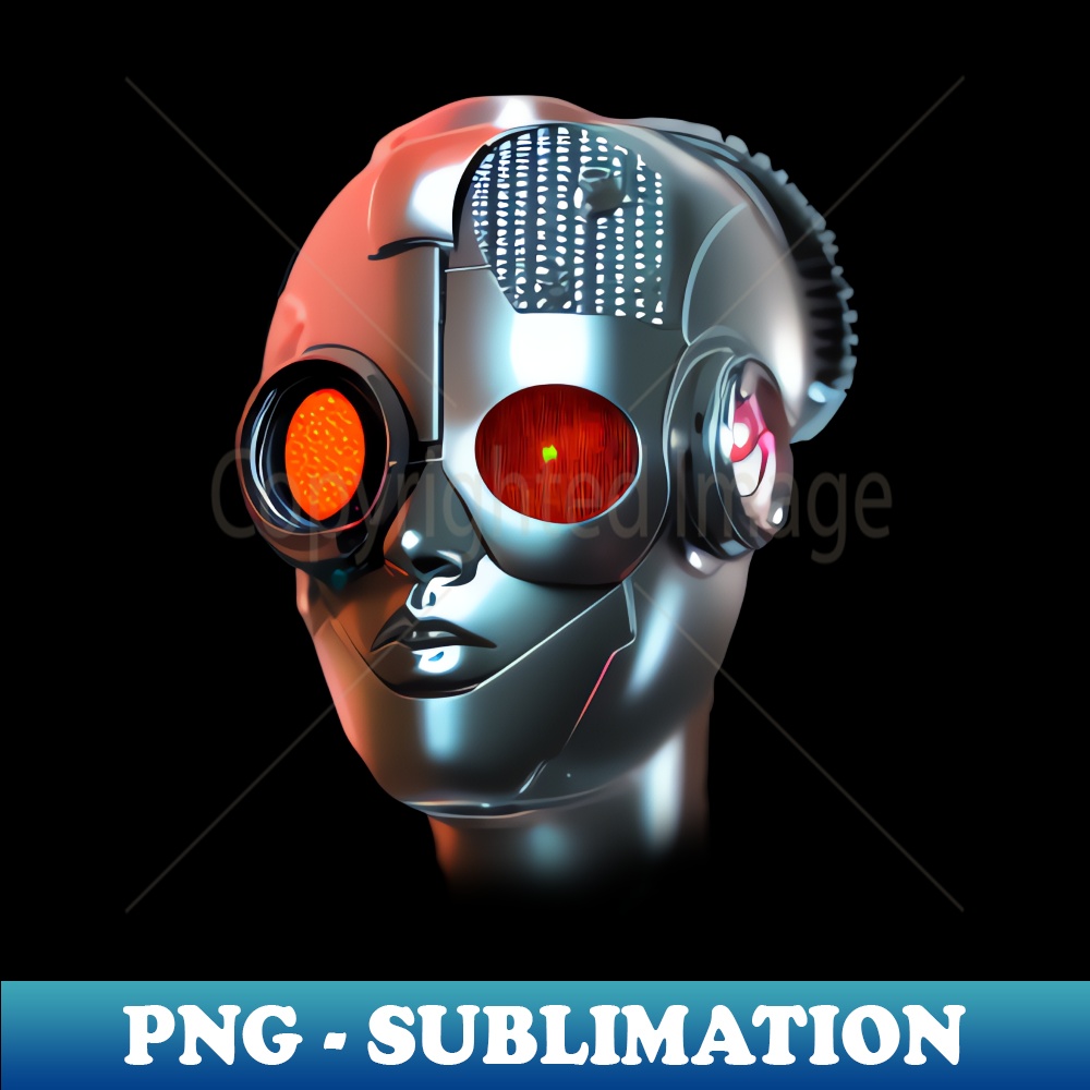 Female Superior Cyborg No 193 - Sublimation-Ready PNG File - | Inspire ...
