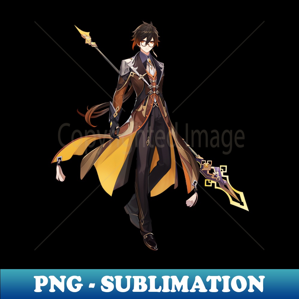 Zhongli - PNG Transparent Digital Download File for Sublimat | Inspire ...
