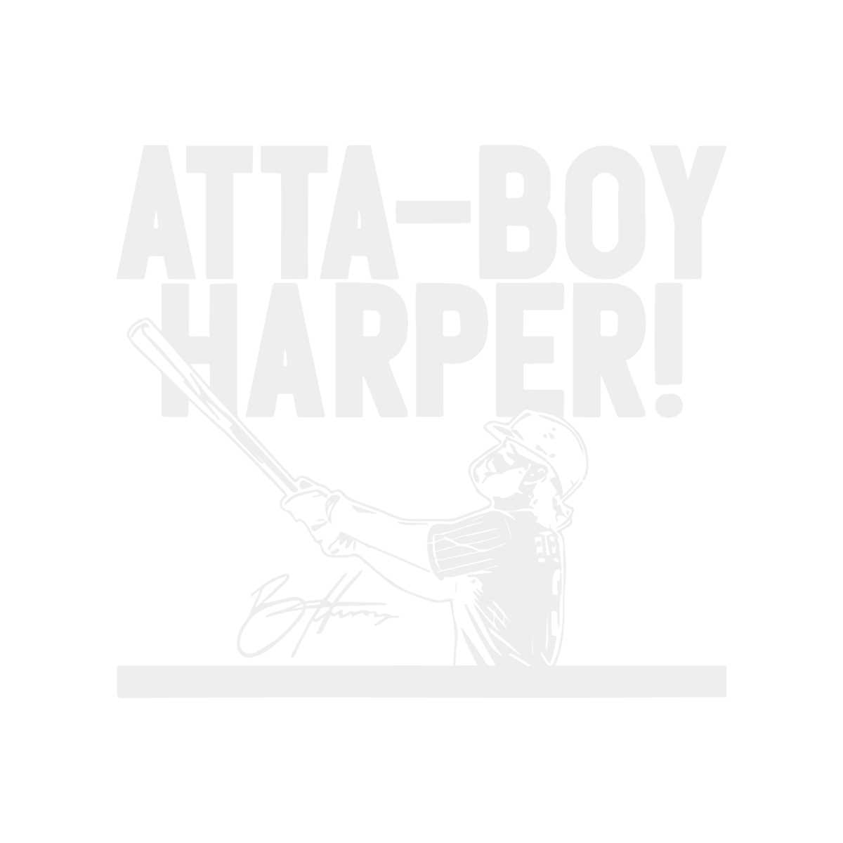 Vintage Atta Boy Harper Signature SVG Cutting Digital File | Inspire Uplift
