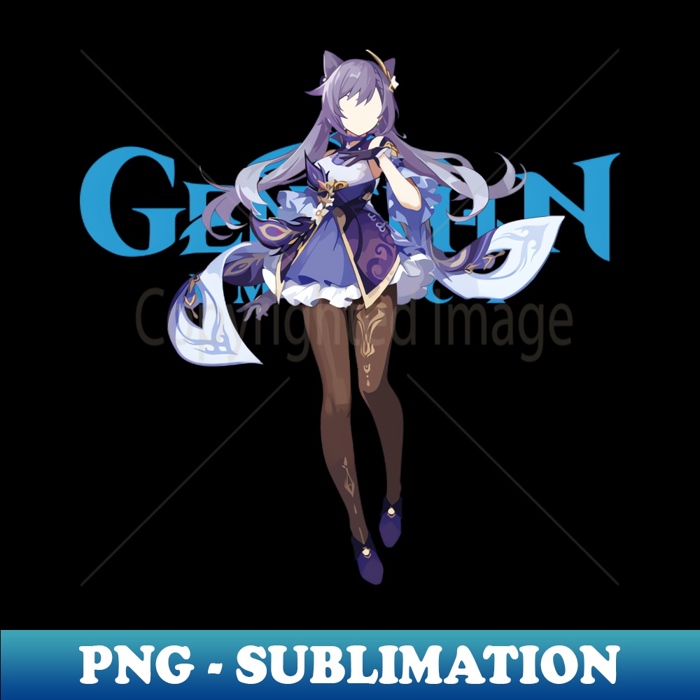 Genshin Impact Keqing - PNG Transparent Digital Download Fil | Inspire ...
