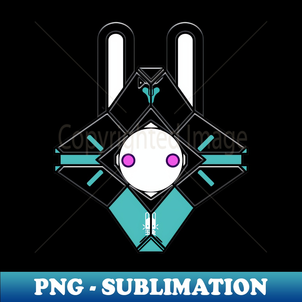 Space Bunny Ghost Shell - High-Resolution PNG Sublimation Fi | Inspire ...