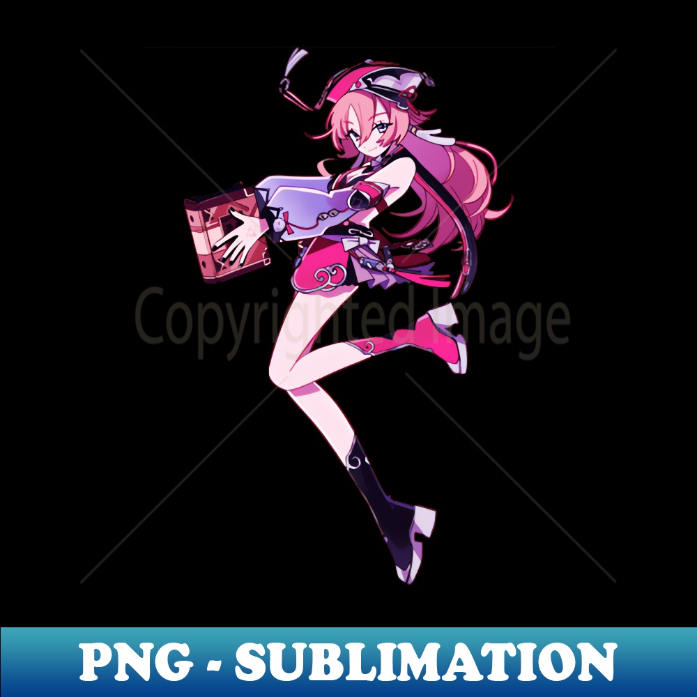 Yanfei Genshin Impact Anime - PNG Transparent Sublimation Fi | Inspire ...