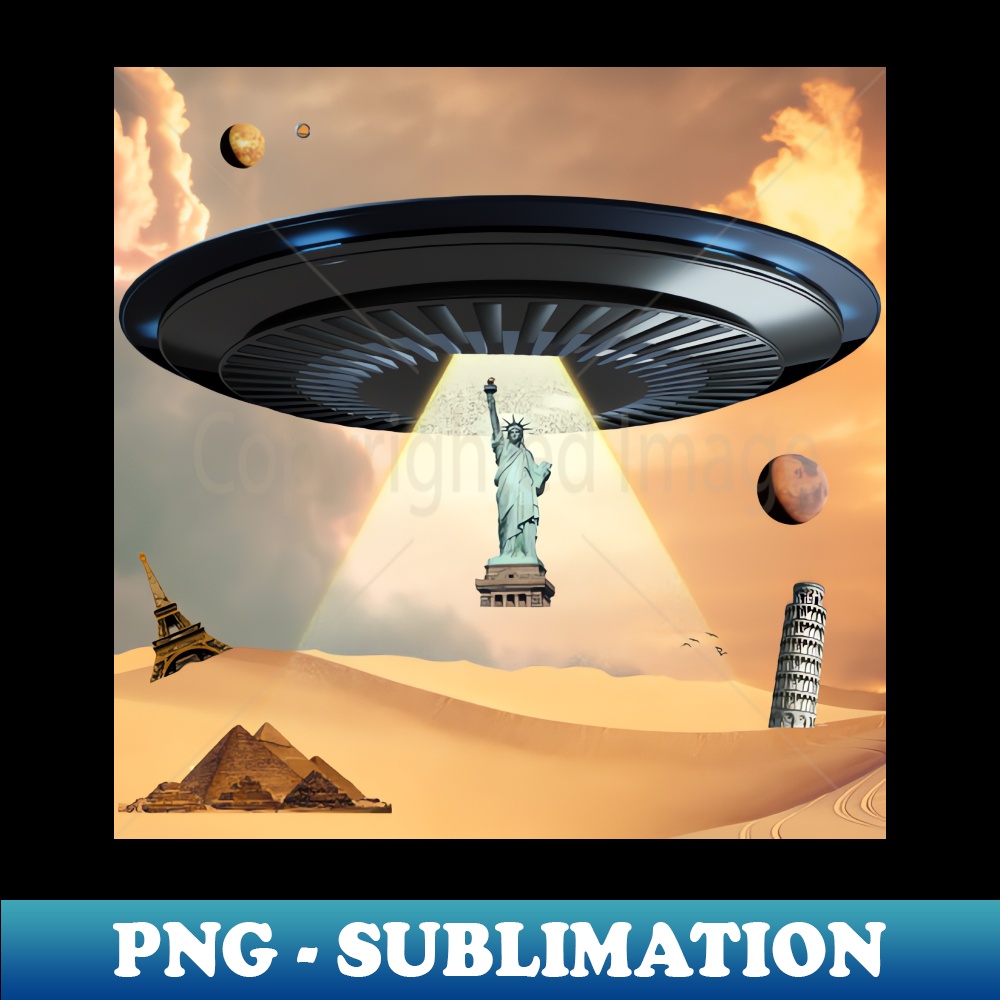 statue of liberty vs alien - Premium Sublimation Digital Dow | Inspire ...