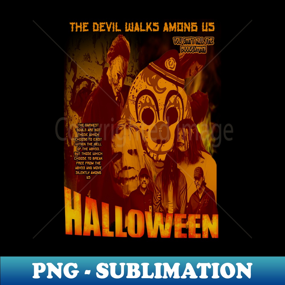 The Devil Walks Among Us - Premium Sublimation Digital Downl | Inspire ...