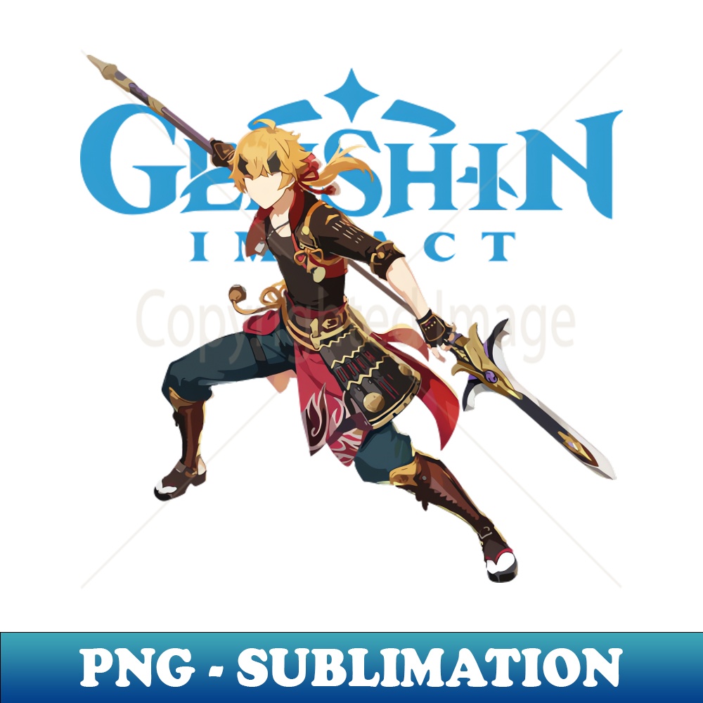 Genshin Impact Thoma - PNG Transparent Sublimation Design - | Inspire ...