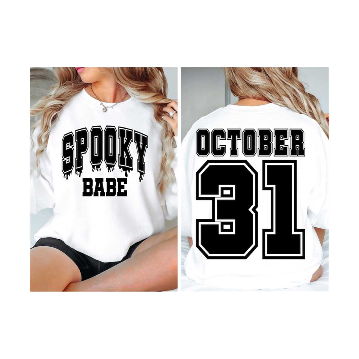 Spooky Babe SVG, Spooky Babe PNG, Halloween Svg, Halloween P | Inspire Uplift