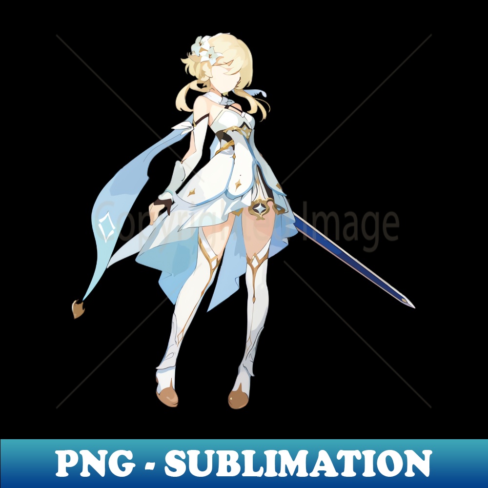 Genshin Impact Lumine - PNG Transparent Sublimation Design - | Inspire ...