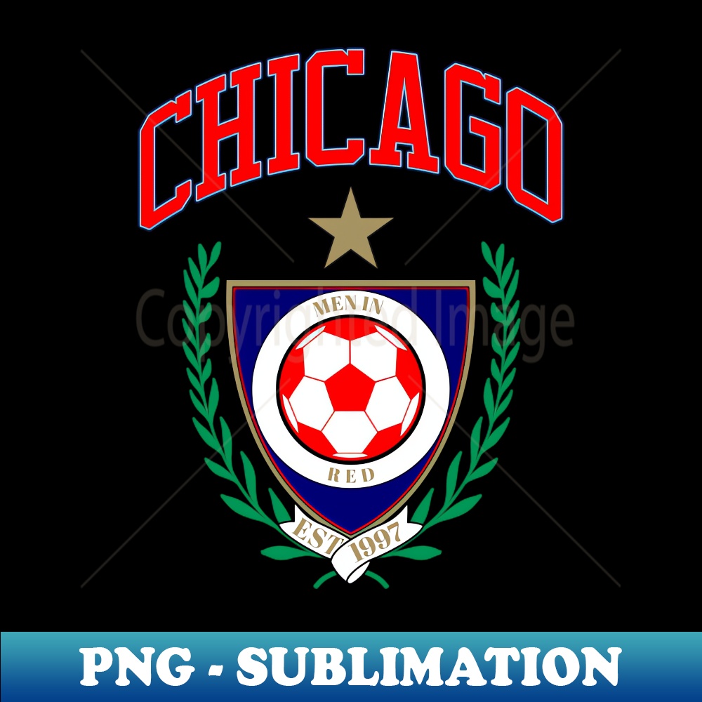 Chicago Soccer Varsity Style - Vintage Sublimation PNG Downl | Inspire ...