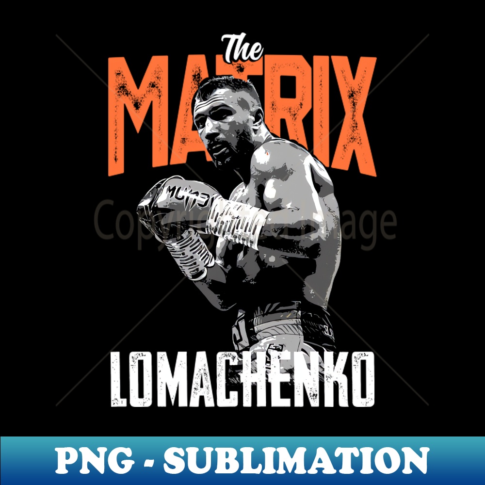 Lomachenko The Matrix orange - Decorative Sublimation PNG Fi | Inspire ...
