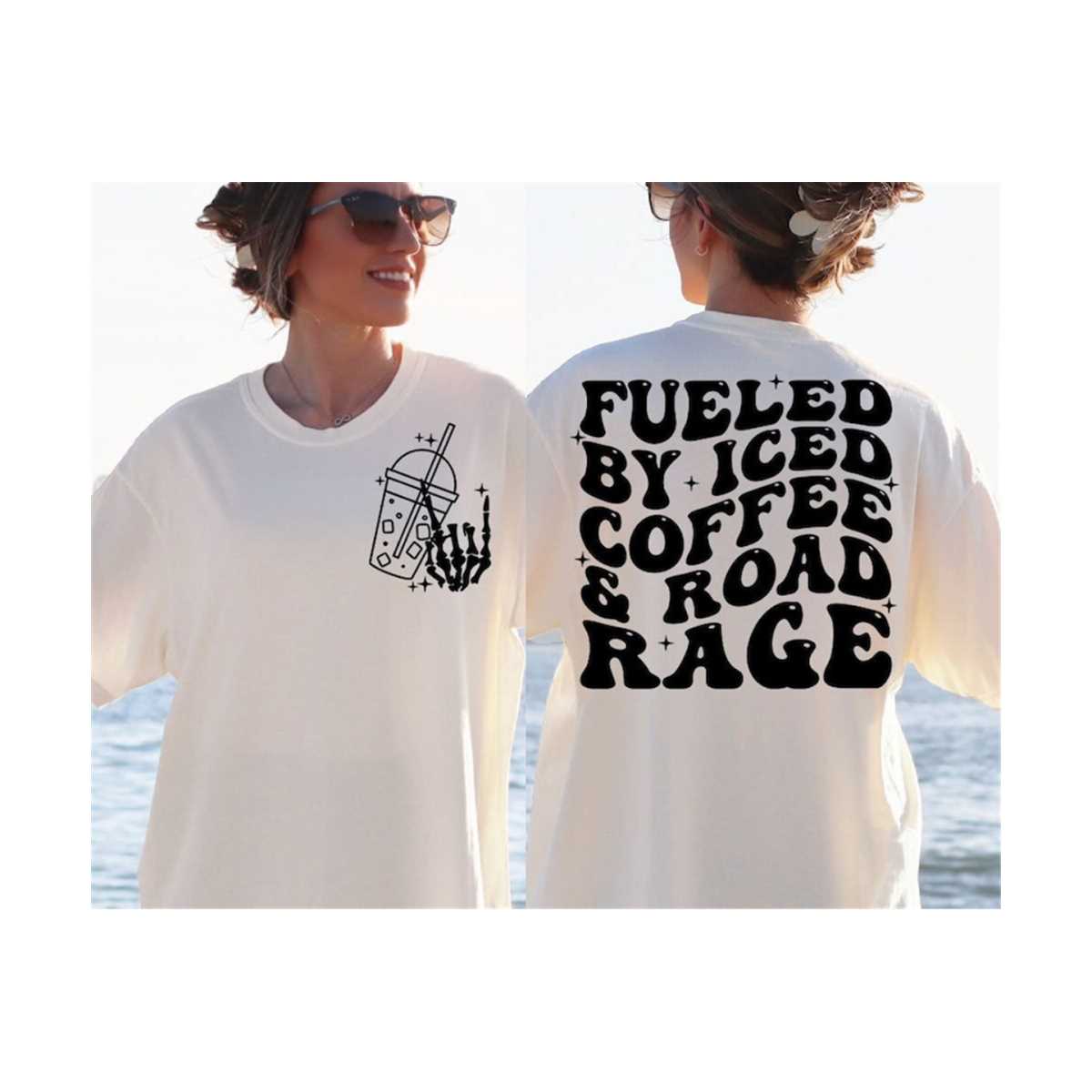 Fueled by iced coffee and road rage svg, road rage svg, road | Inspire ...