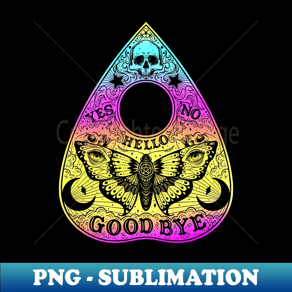 Ouija Planchette Board Night Moth - PNG Transparent Sublimat | Inspire ...