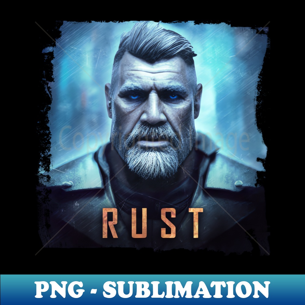 Rust Square Rough Edge - Retro PNG Sublimation Digital Downl | Inspire Uplift