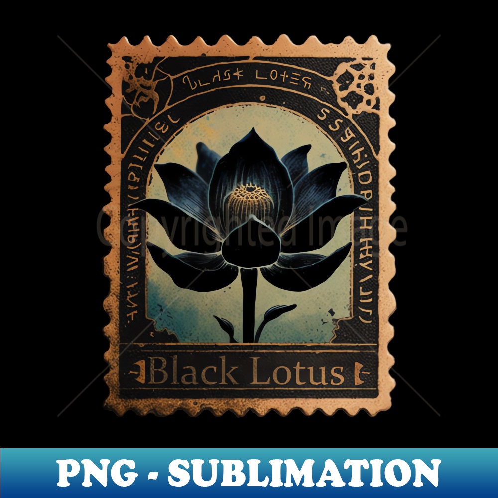 MTG - Black Lotus Stamp - Postage Stamp Series - Decorative | Inspire ...