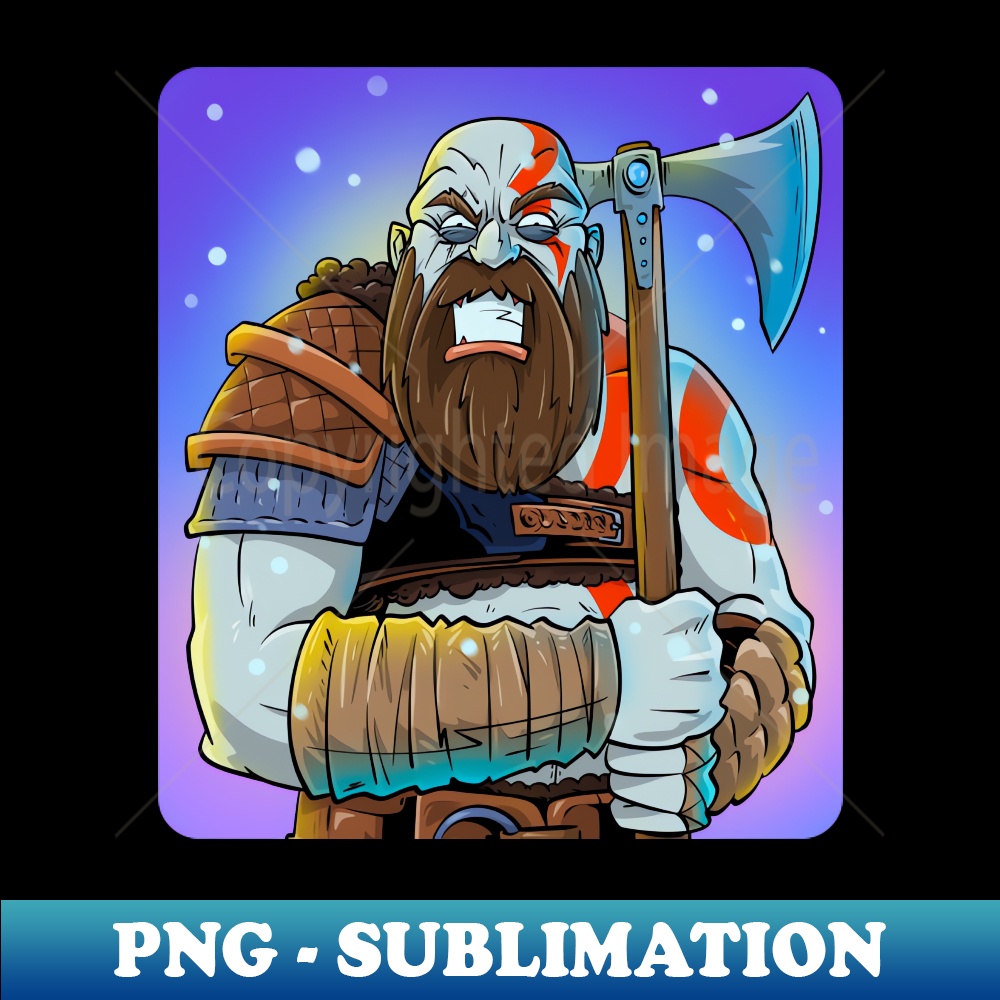God of Wars Kratos - Signature Sublimation PNG File - Defyin | Inspire ...