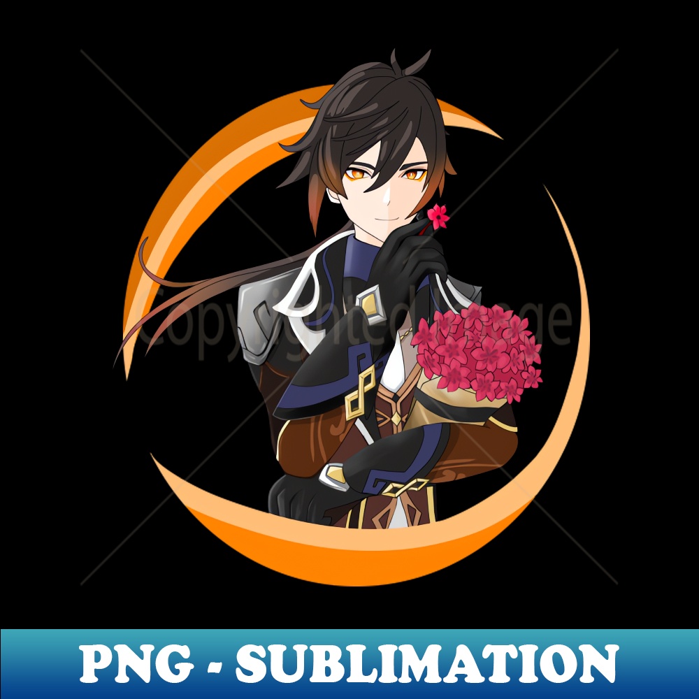 Genshin Impact Zhongli - Signature Sublimation PNG File - Pe | Inspire ...
