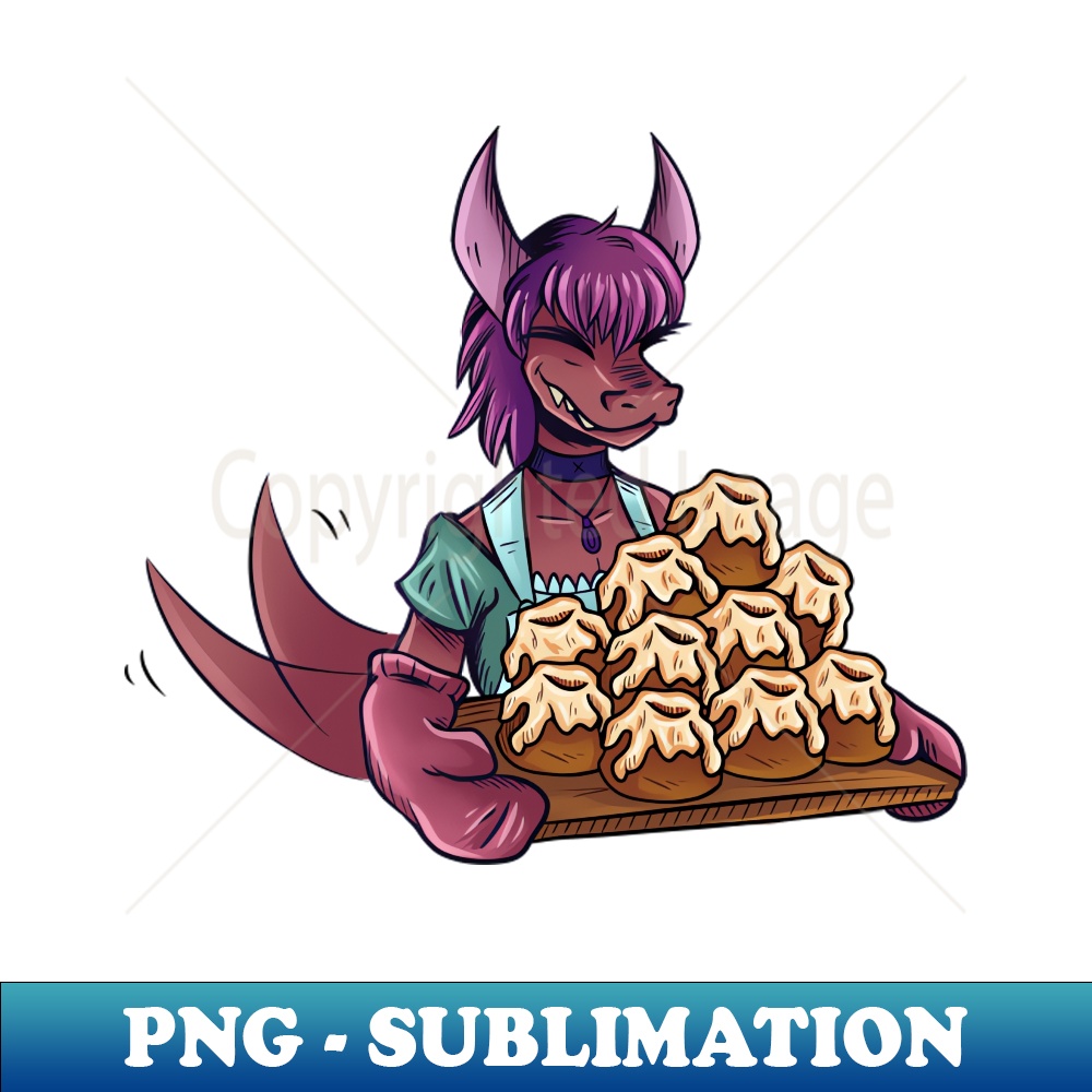 Cute Kobold Offers Sweetrolls - Professional Sublimation Dig | Inspire ...