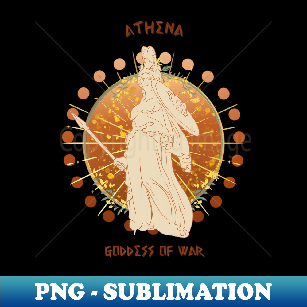 Athena goddess of wisdom and warfare - Signature Sublimation | Inspire ...