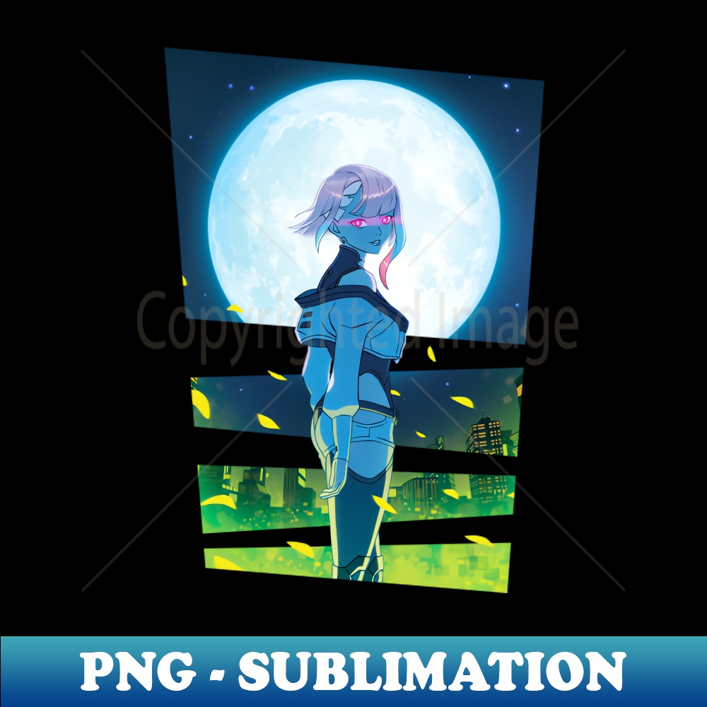 Cyberpunk Edgerunners Lucy - PNG Transparent Sublimation Des | Inspire ...