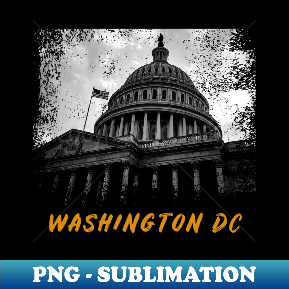 WASHINGTON DC - Aesthetic Sublimation Digital File - Vibrant | Inspire ...