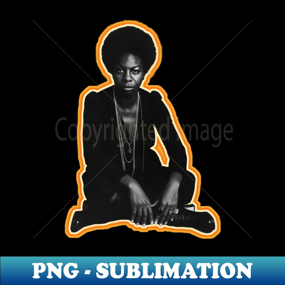 Nina Simone - Unique Sublimation PNG Download - Create with - Inspire ...