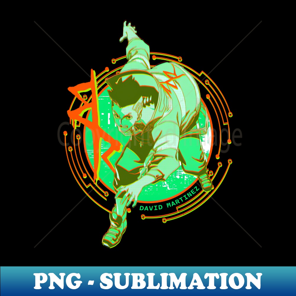 David Cyberpunk Edgerunners D - Sublimation-Ready PNG File - | Inspire ...