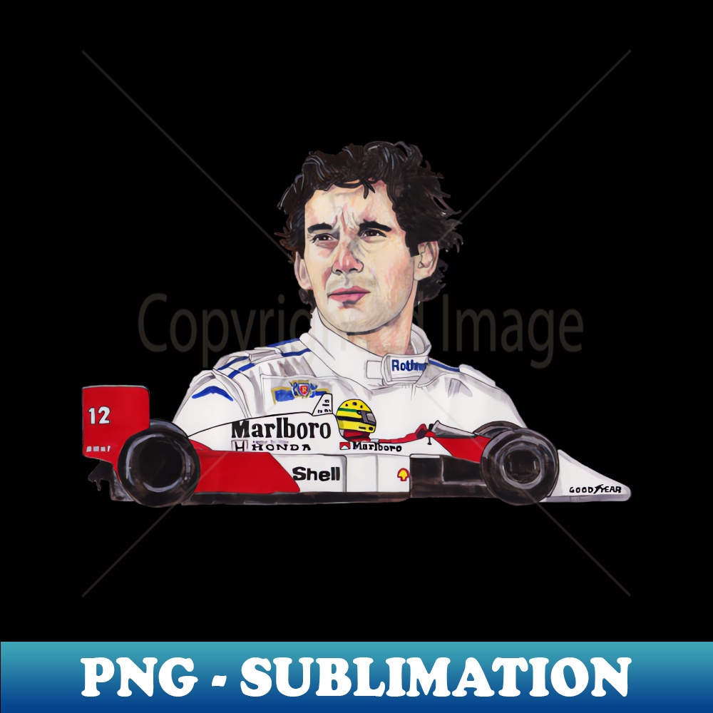 Ayrton Senna - PNG Transparent Digital Download File for Sub - Inspire ...