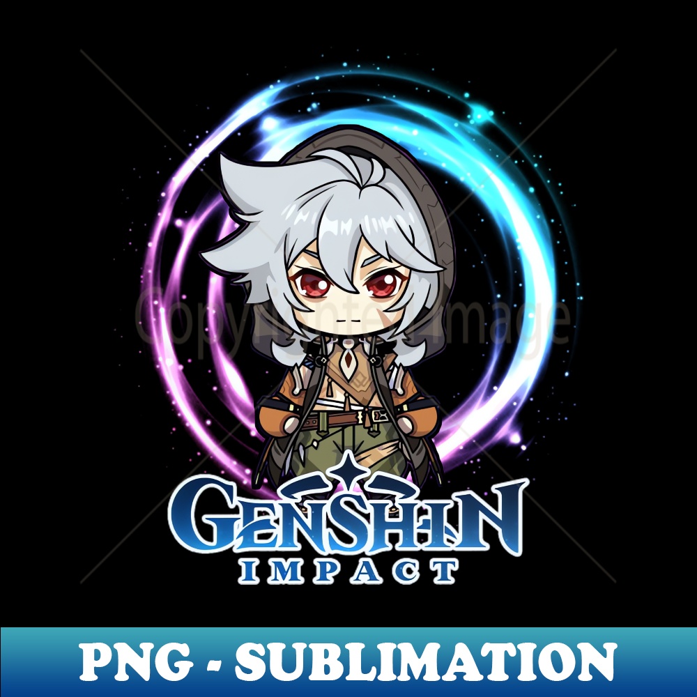 Genshin Impact x Razor Chibi - High-Quality PNG Sublimation | Inspire ...