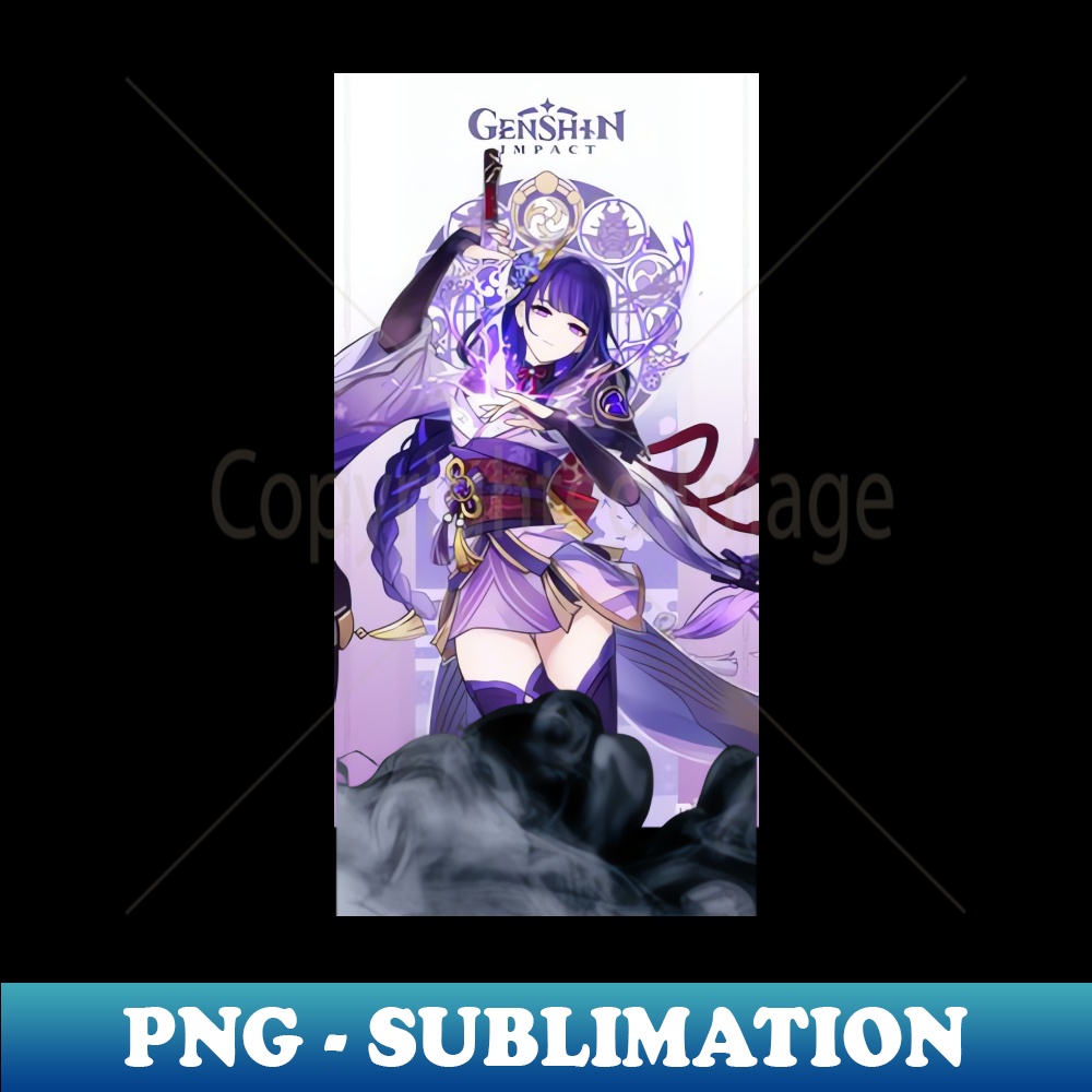 raiden shogun - Modern Sublimation PNG File - Bring Your Des | Inspire ...