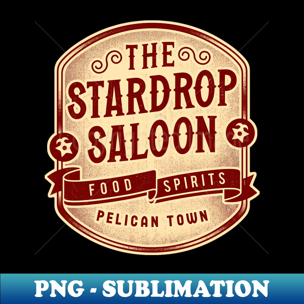 The Stardrop Saloon Crest - High-Resolution PNG Sublimation | Inspire ...