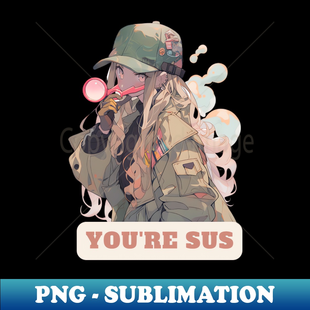 Youre Sus - Instant PNG Sublimation Download - Capture Imagi - Inspire ...