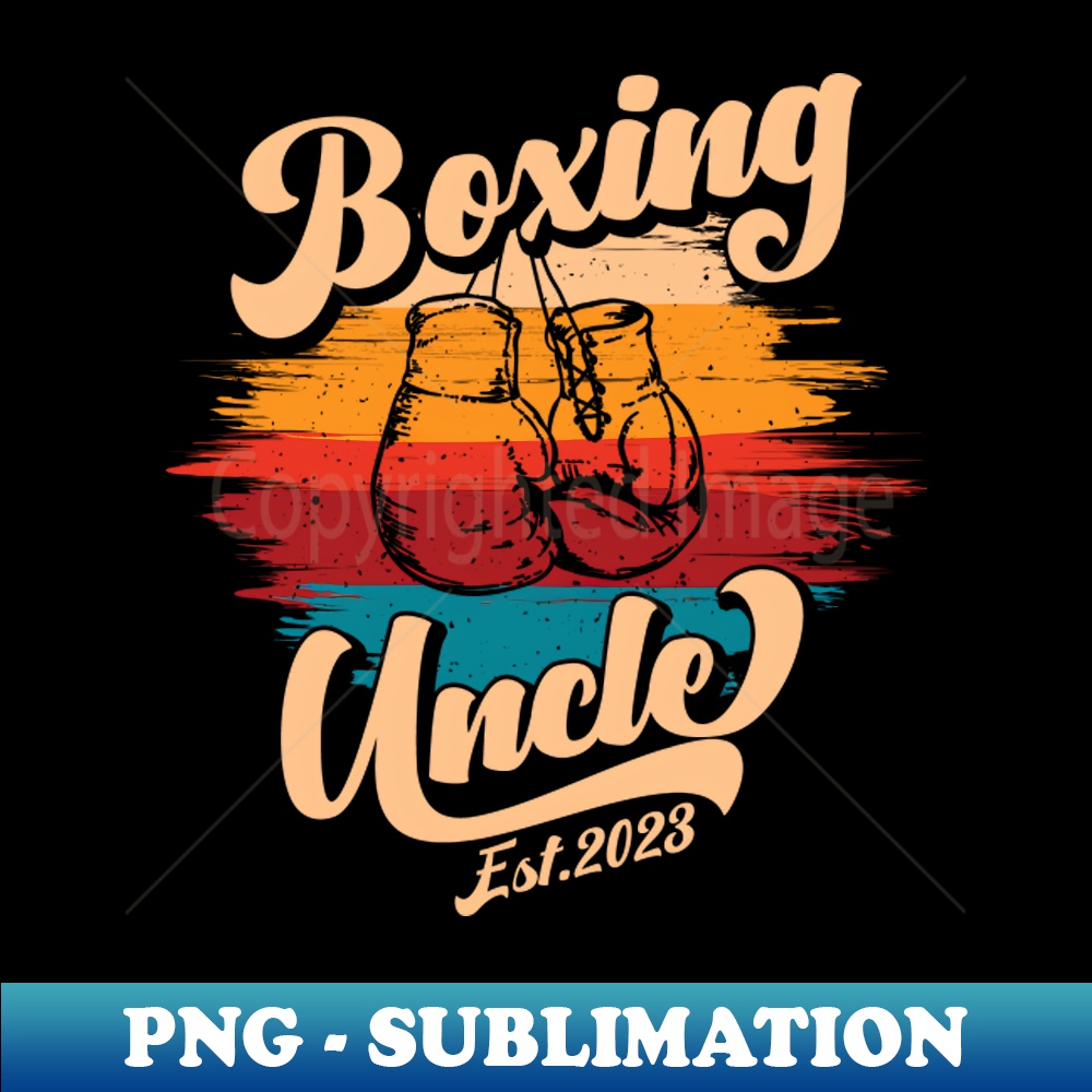 Boxing Uncle Est 2023 New Uncle Pregnancy Announcement - PNG - Inspire ...