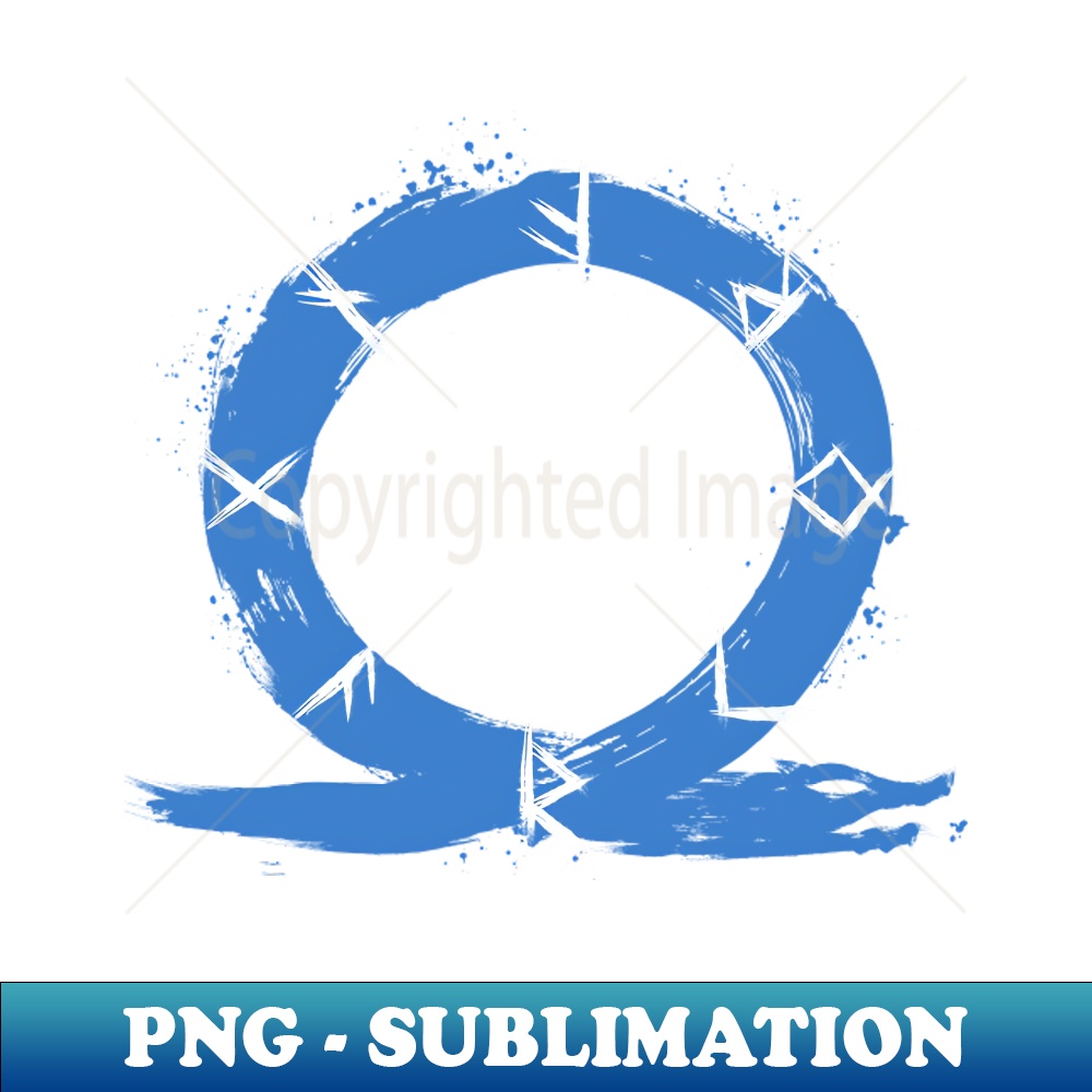 Blue Omega Symbol - Special Edition Sublimation PNG File - S | Inspire ...