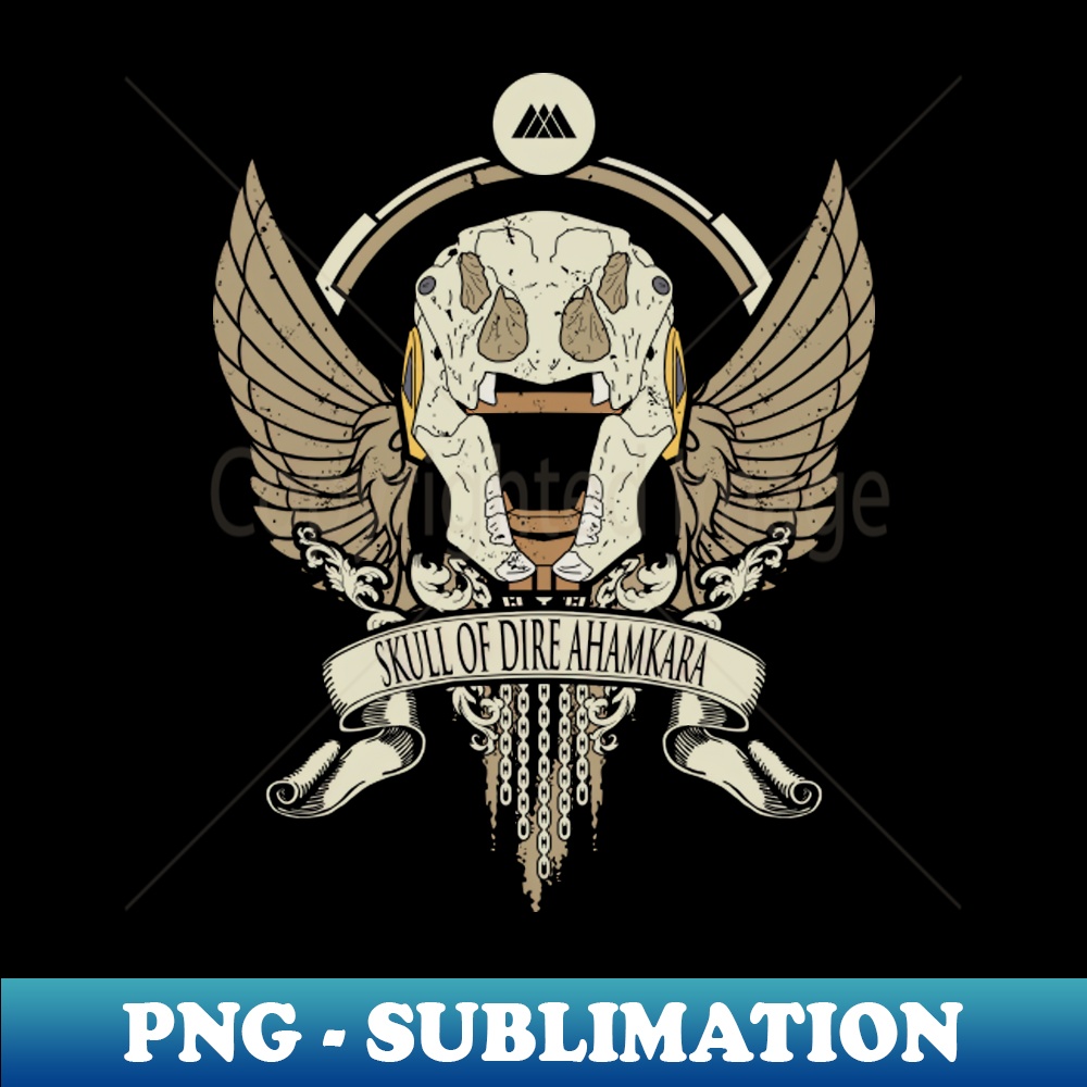 SKULL OF DIRE AHAMKARA - CREST EDITION - Instant PNG Sublima - Inspire ...