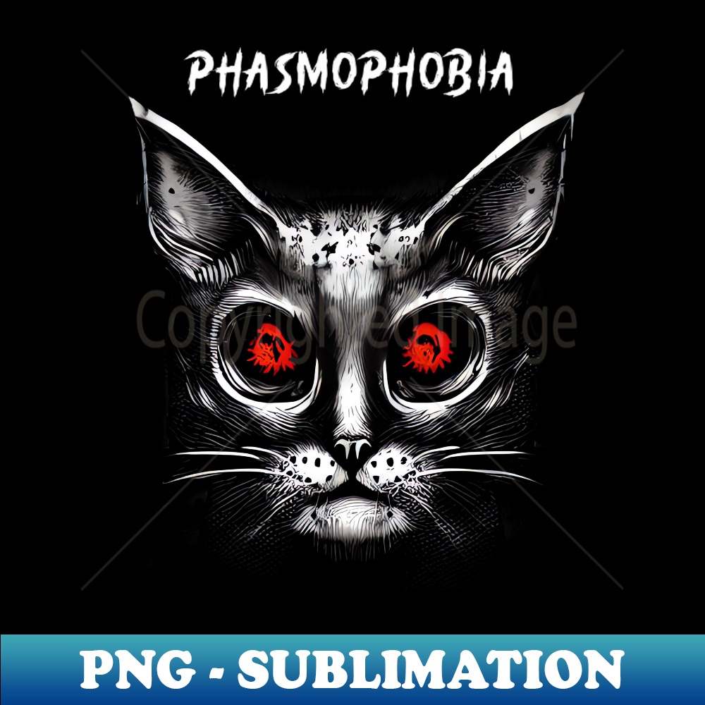 Phasmophobia ghost cat - Signature Sublimation PNG File - In | Inspire ...
