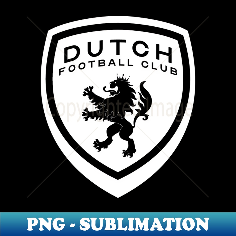 Dutch FC Shield - White - PNG Sublimation Digital Download - | Inspire ...